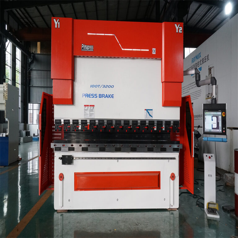 Cnc Press Brake With Photoelectric Guard Electro-Hydraulic Synchronous Bending Machine - RAYMAX